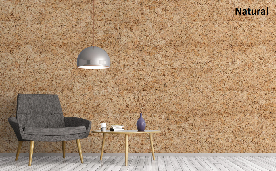 Cork Decorative Wall Panels 1,98m2 (21,31sqf) 600x300x3 Choose Quantity ...