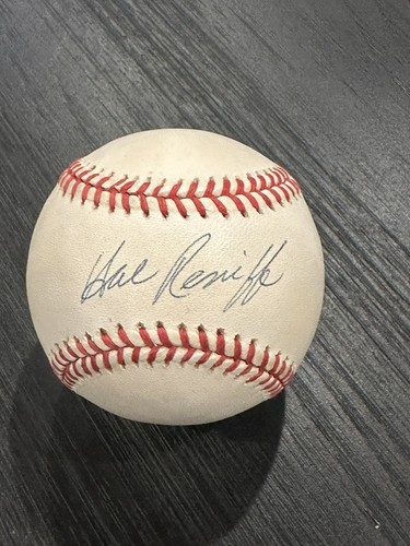 HAL RENIFF SIGNED AUTOGRAPHED OAL BASEBALL! Yankees, Mets! | eBay