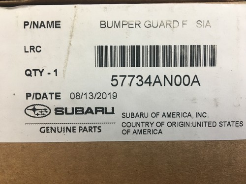 Subaru 2020-2024 Outback Bumper Under Guard Front 57734AN00A Genuine ...