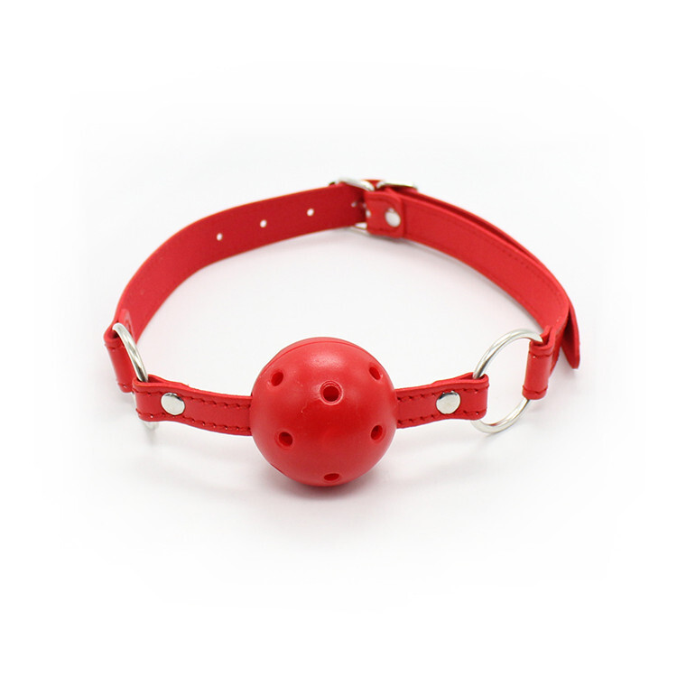 Lips Open Mouth Plug Ball Oral Fixation Gag Dilator Adjustable Belt ...