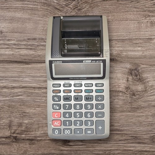 Casio HR-8TM Desktop Tax And Exchange Printing Calculator Pre-owned | eBay