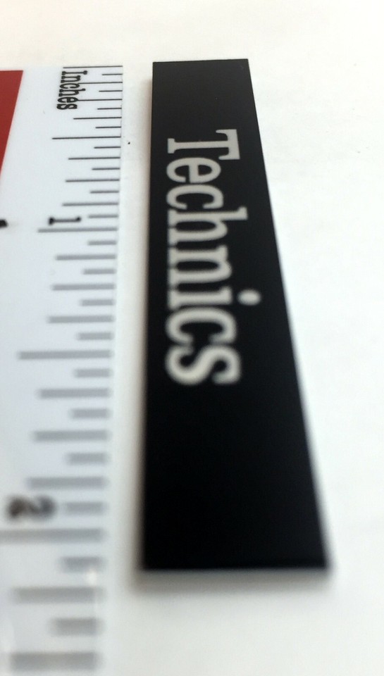 Technics SP10 Turntable Logo Badge Custom Made Aluminum | eBay