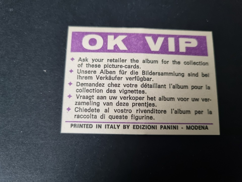 OK VIP panini 1973 trading card number 103 Marcello Mastroianni | eBay