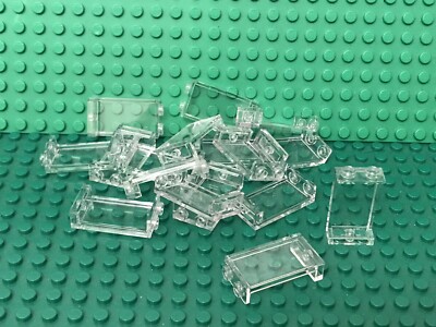 Lego 24 Trans-clear Window Panel 1x2x3 with Side Supports With Hollow ...