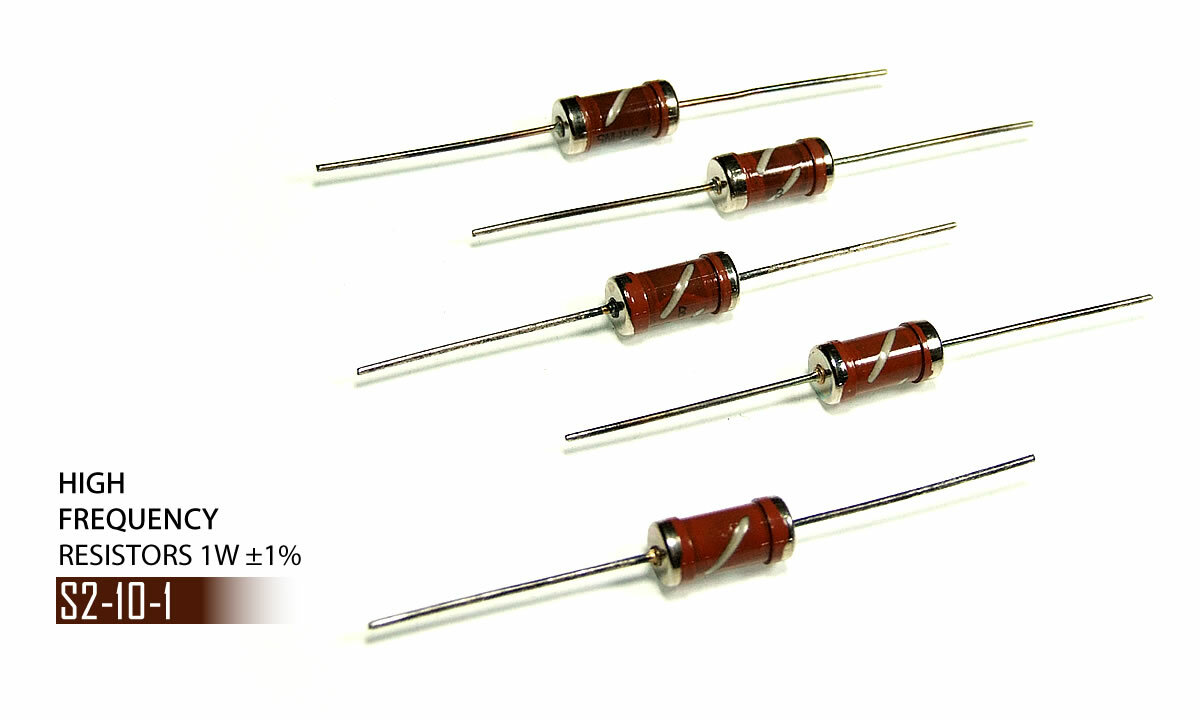 20 Ohm Precision RESISTORS HIGH FREQUENCY 1W ±1% S2-10-1 20R -- NOS (10 ...