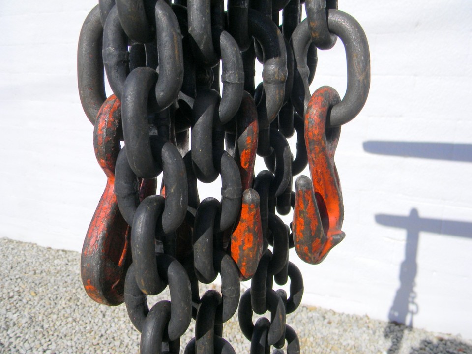 Cm Columbus Mckinnon 1/2" X 6' Adjustable Quad Sling Chain WLL Herc ...