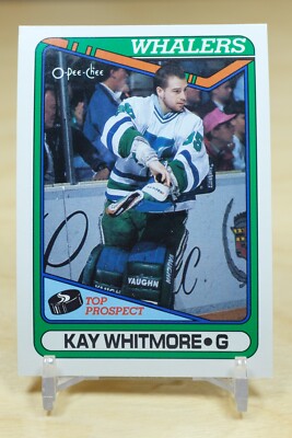 1990-91 O-Pee-Chee OPC Base #232 Kay Whitmore - Hartford Whalers | eBay