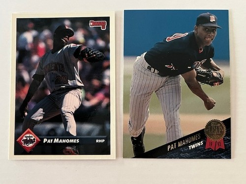 Pat Mahomes Baseball Lot! 1993 Donruss and Leaf Pat Mahomes cards! | eBay