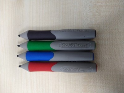 Smart Board Pens - Full set of pens including: Black, Green, Blue, Red ...
