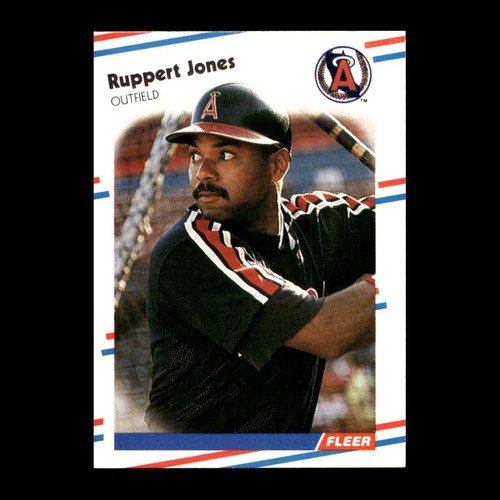 Ruppert Jones 1988 Fleer California Angels #492 R326U 90 | eBay