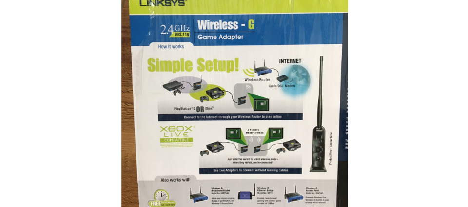 Sony Playstation PS 2 PS2 XBOX Live Linksys LAN Wireless WiFi Adapter ...