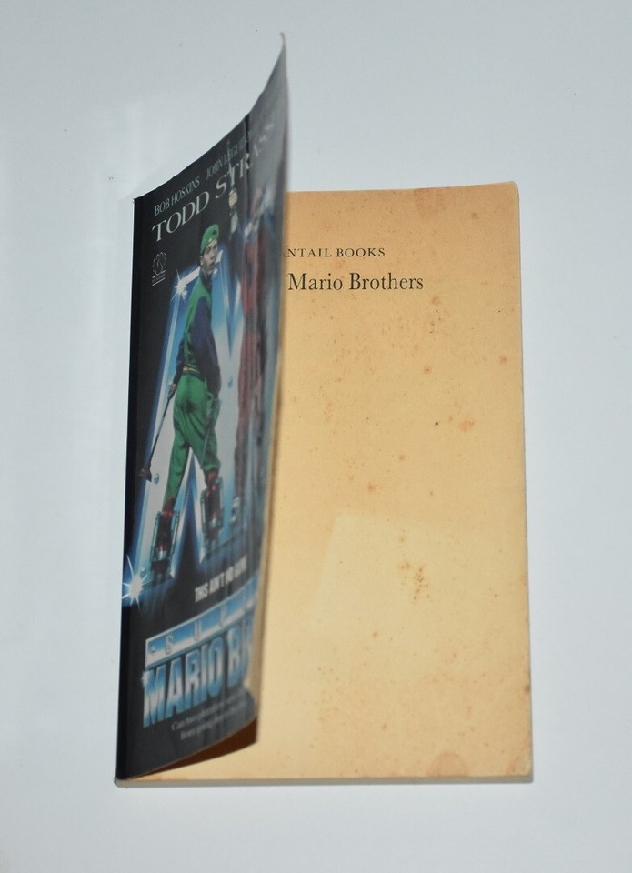 Super Mario Bros. This Ain't no Game TODD STRASSER Book Acceptable ...