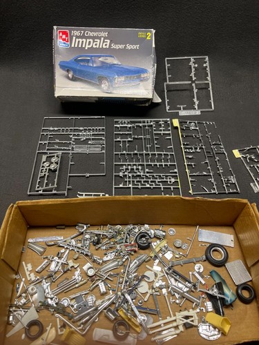 Model Car Parts Lot Chrome Bumpers Grilles 1/25 & 1/24 AMT Revell ...