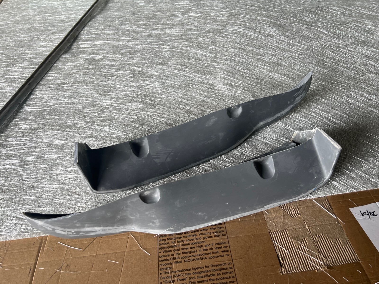 JDM Mitsubishi Lancer evolution evo3 evo 3 iii Rear bumper lip pod Frp ...