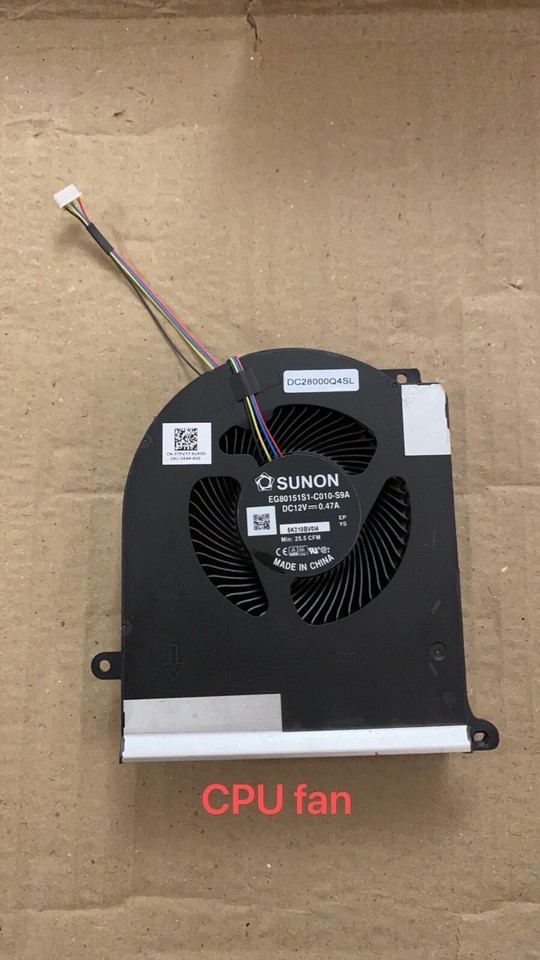 CPU+GPU Cooling Cooler Replacement Fan For Dell Alienware Area-51m R2 ...