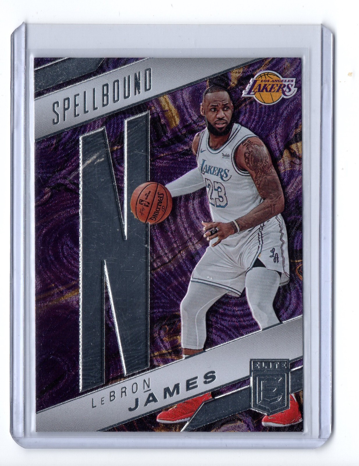 21-22 Donruss Elite Spellbound N #6 LeBron James - Los Angeles Lakers ...