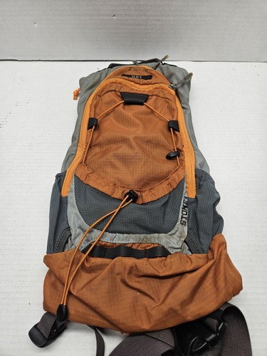 REI STOKE 9 Day Backpack Orange Grey Lightweight Daypack Hiking Zip ...