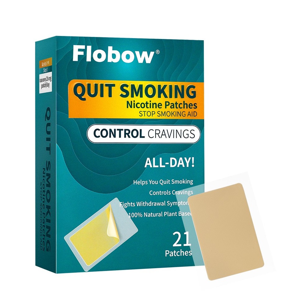 Quit Smoking Nicotine Patches, 21 Patches, 21mg Step 1 Stop Smoking ...