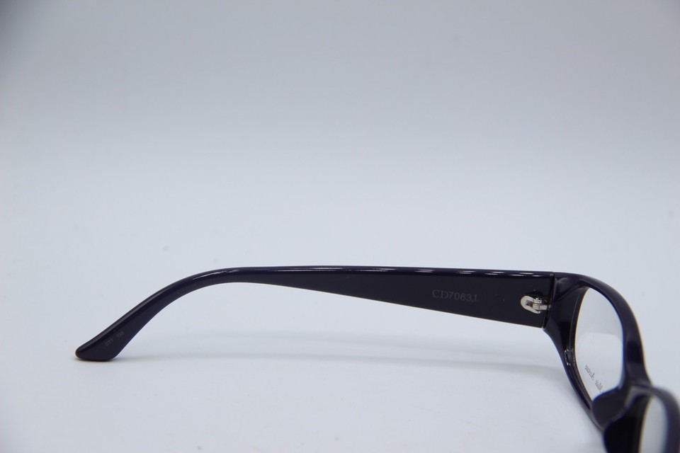 NEW CHRISTIAN DIOR CD 7063J 0T7 PURPLE STUDDED AUTHENTIC EYEGLASSES W ...