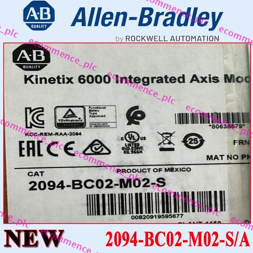 Allen Bradley BNIB 2094-BC02-M02-S /A Kinetix 6000 AXIS MODULE 2094BC02M02S | eBay