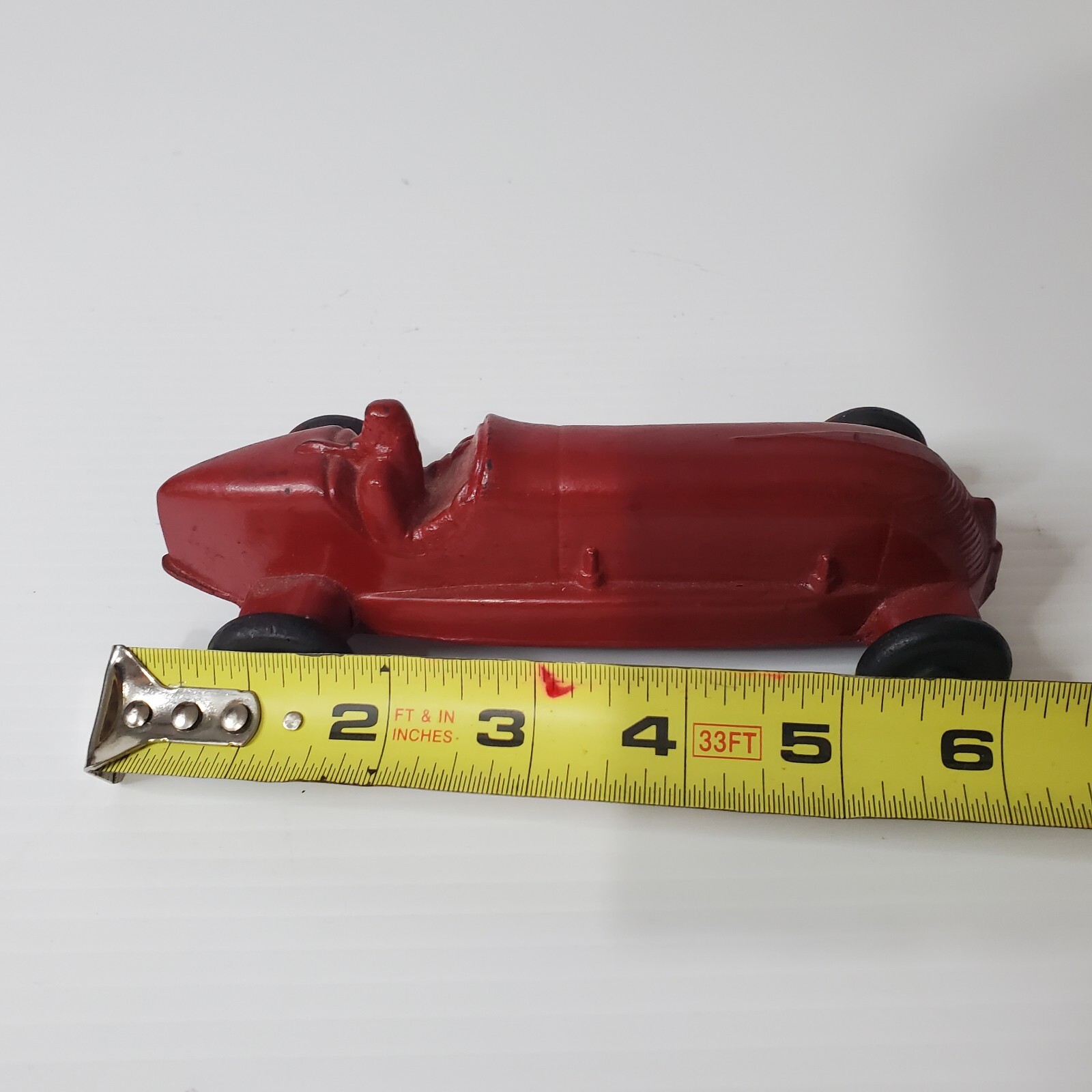 1930's Arcor Safe Play Toys USA Streamline Race Car Red Rubber Vintage ...