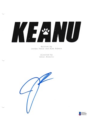 JORDAN PEELE SIGNED KEANU SCRIPT BECKETT BAS AUTOGRAPH AUTO COA | eBay