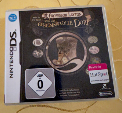 PROFESSOR LAYTON UND DAS GEHEIMNISVOLLE DORF °Nintendo DS / Dsi / 3 Ds ...