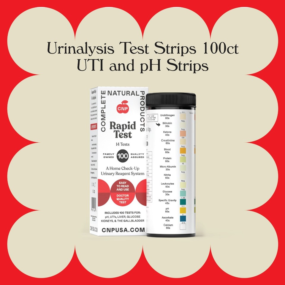 Rapid Test Complete - Urinalysis Test Strips 100ct UTI & pH Strips | eBay