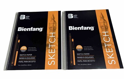 Bienfang 11” X 14” Sketch Paper, 100-Sheets Each, (2 PACK) | eBay