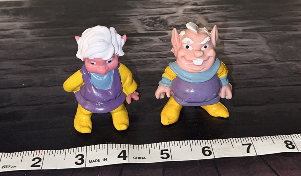 Vintage Lot Of 2 Blackstar Trobbit Galoob Action Figures 1983 | eBay