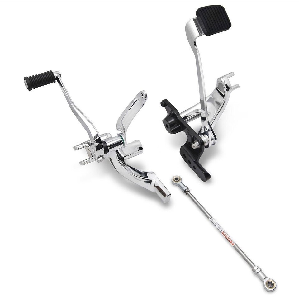 Chrome Forward Controls For Harley Softail Forward Foot controls Low ...