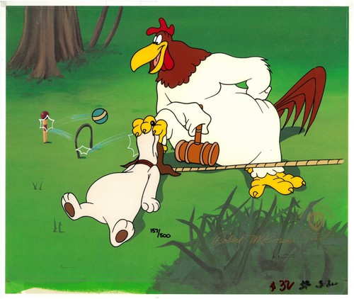 Let's Play Croquet Foghorn Leghorn Looney Tunes Cel Limited Edition | eBay