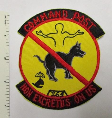 US AIR FORCE COMMAND POST PATCH NON EXCRETUS ON US Vintage Asian Made ...