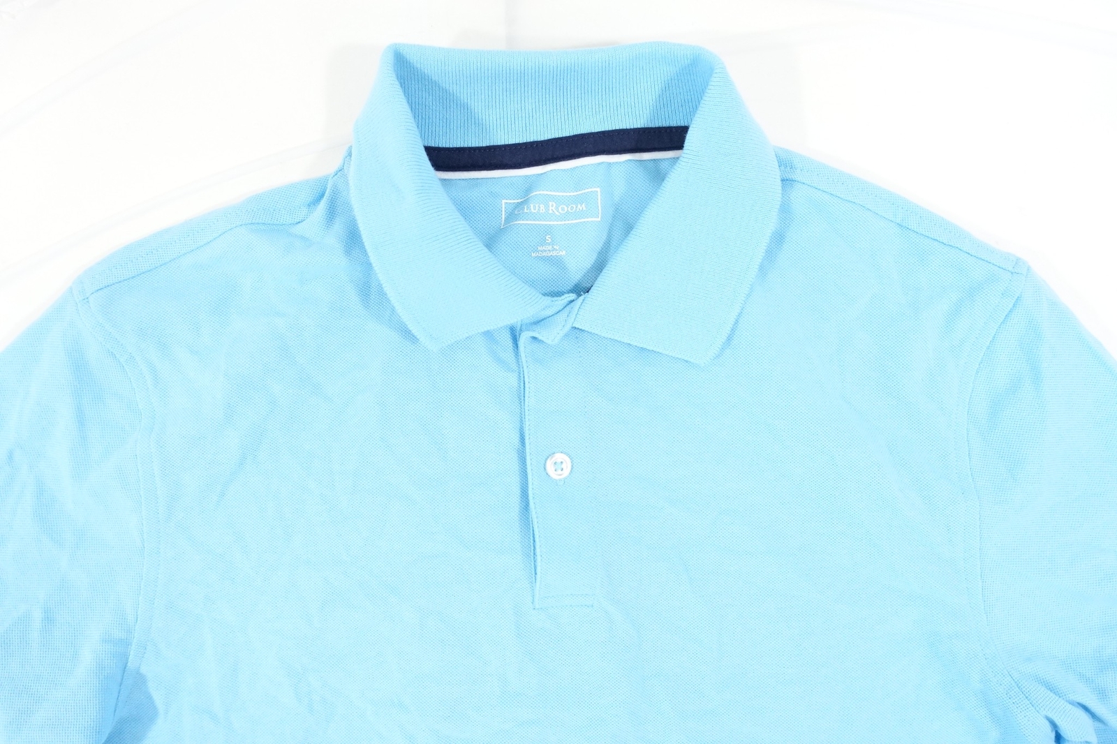 CLUB ROOM LIGHT BLUE SMALL POLO SHIRT MENS PREOWNED | eBay Australia