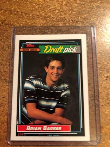 1992 Topps Baseball # 594 Draft Pick Brian Barber RC | eBay