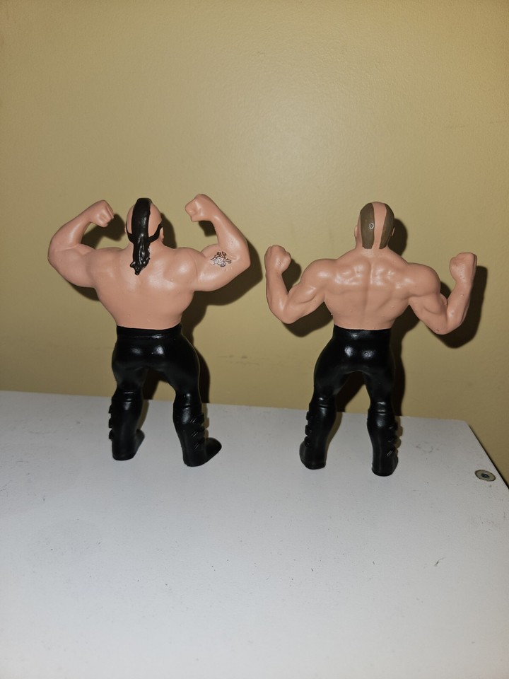 THE ROAD WARRIORS LOD CUSTOM WCW GALOOB WRESTLING FIGURE HASBRO WWF ...