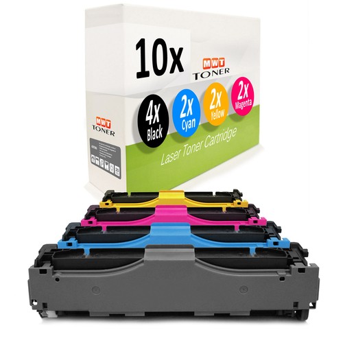 10x MWT Toner XXL Alternative f r HP Cf 80X Cf 81A Cf 82A Cf 83A 312X ...
