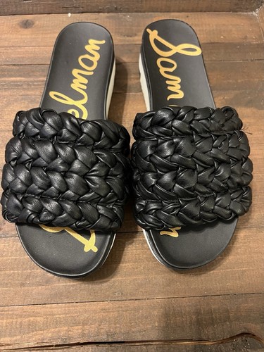 Sam Edelman Womens Ainslie Braided Slide Sandals Size 8 1/2 Summer ...