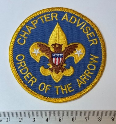 Vintage OA Chapter Adviser Patch WWW Order of the Arrow Boy Scouts BSA ...