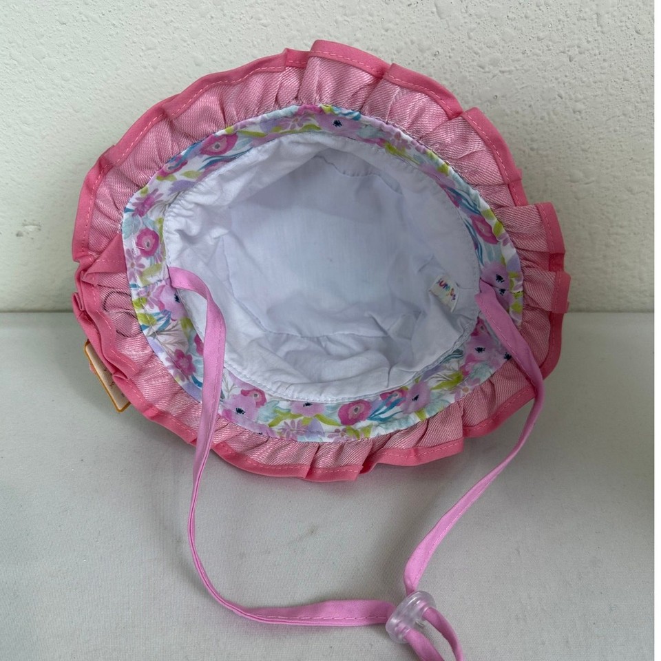 Sunny Dayz Flower Garden Children's Sun Bucket Hat Chin Strap 0/12 ...