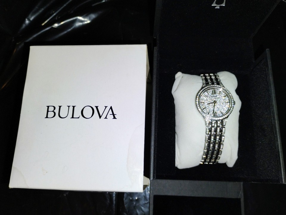 Bulova Phantom Diamond Accent Luxury Stainless Steel Bracelet | eBay