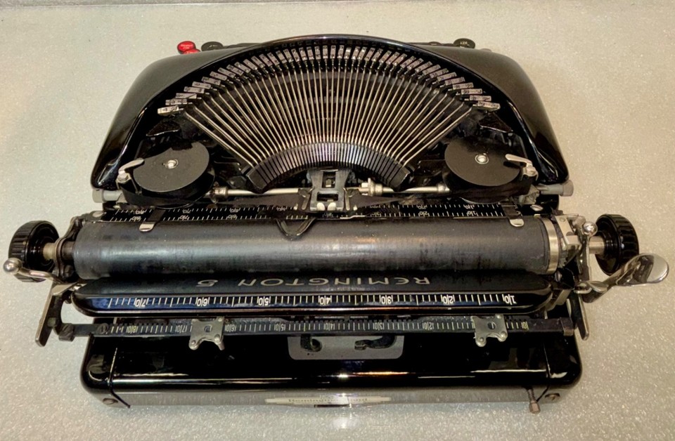 Antique 1939 Remington Streamline Model 5 Typewriter #V973053 | eBay