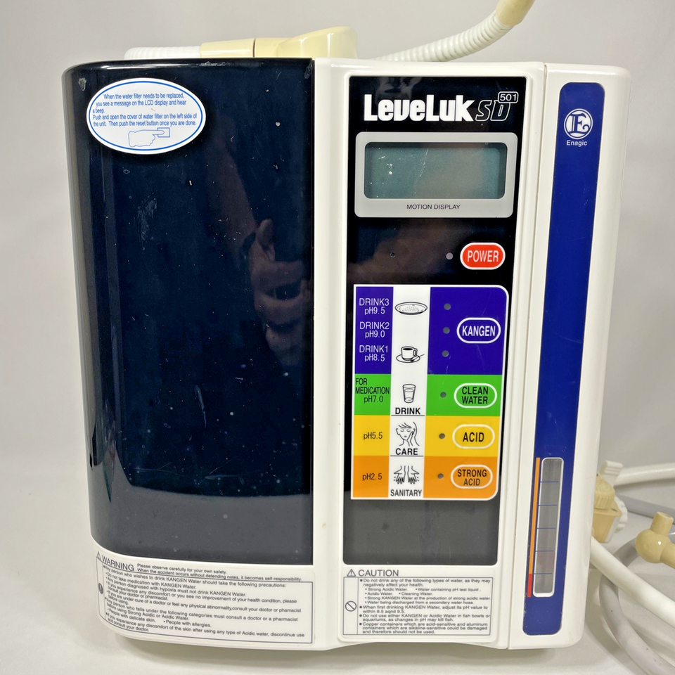 Enagic LeveLuk SD501 Ionized Electrolysis Kangen Alkaline Water Machine ...
