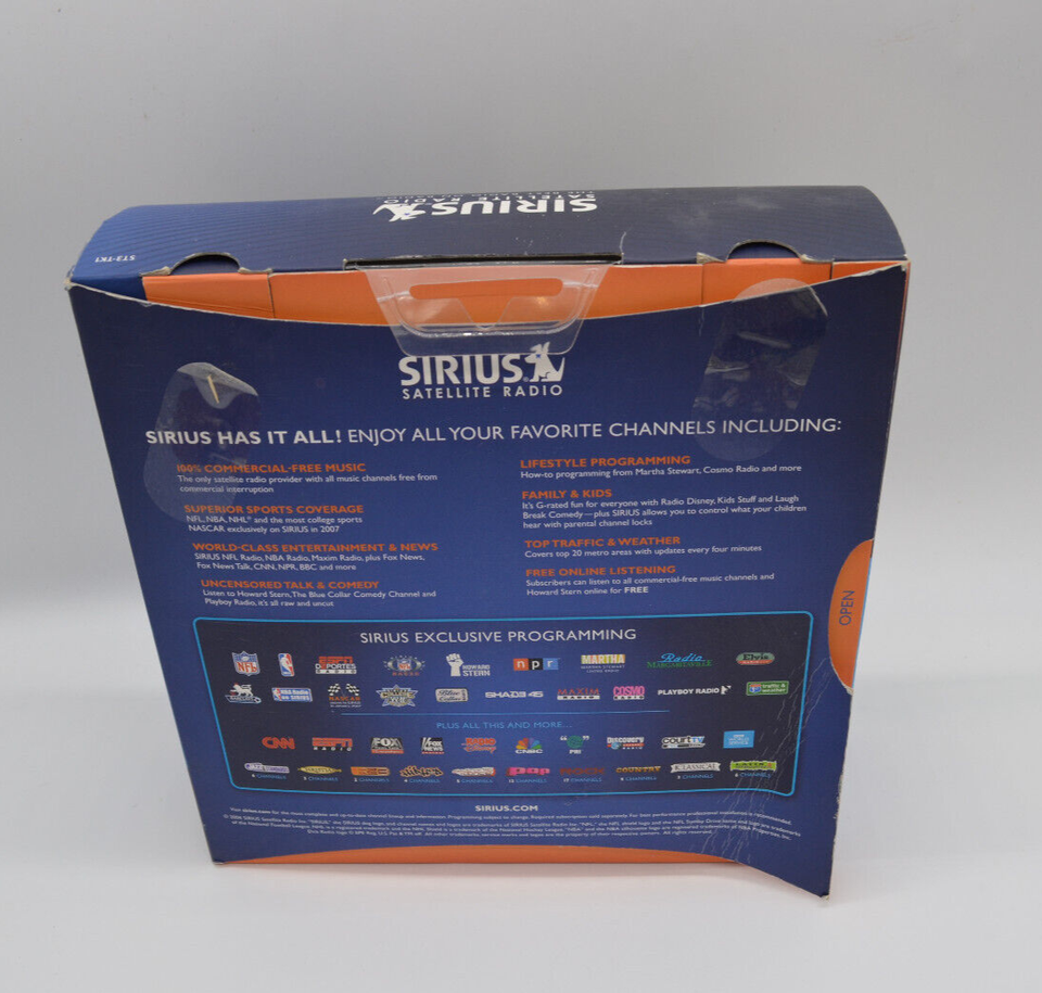 SIRIUS Starmate 3 Plug & Play Satellite Radio & Vehicle Kit New Open ...
