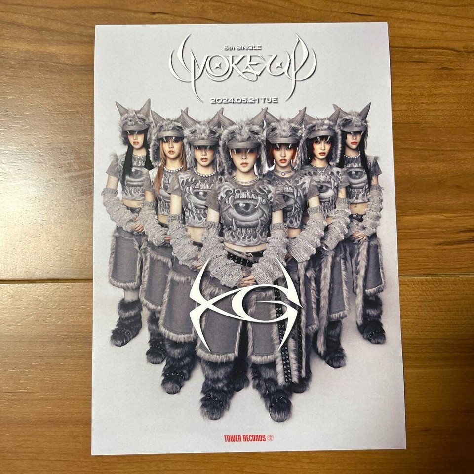 XG WOKE UP First Press Limited Edition CD + Tower Records Limited Flyer ...