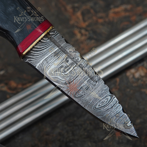 Celtic Scottish - 8" Hunting Genuine Damascus Sgian Skean Dubh Dirk ...