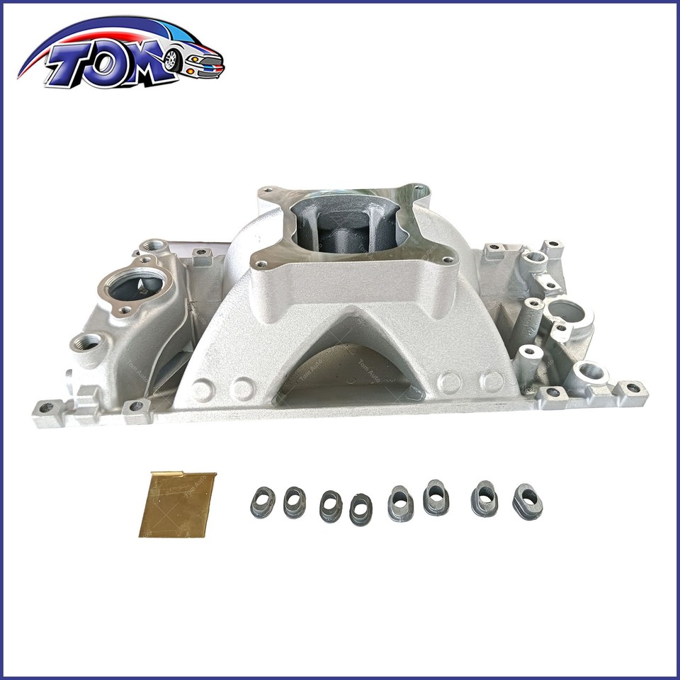 SBC CHEVY High Rise Aluminum Vortec Single Plane Intake Manifold 350 | eBay