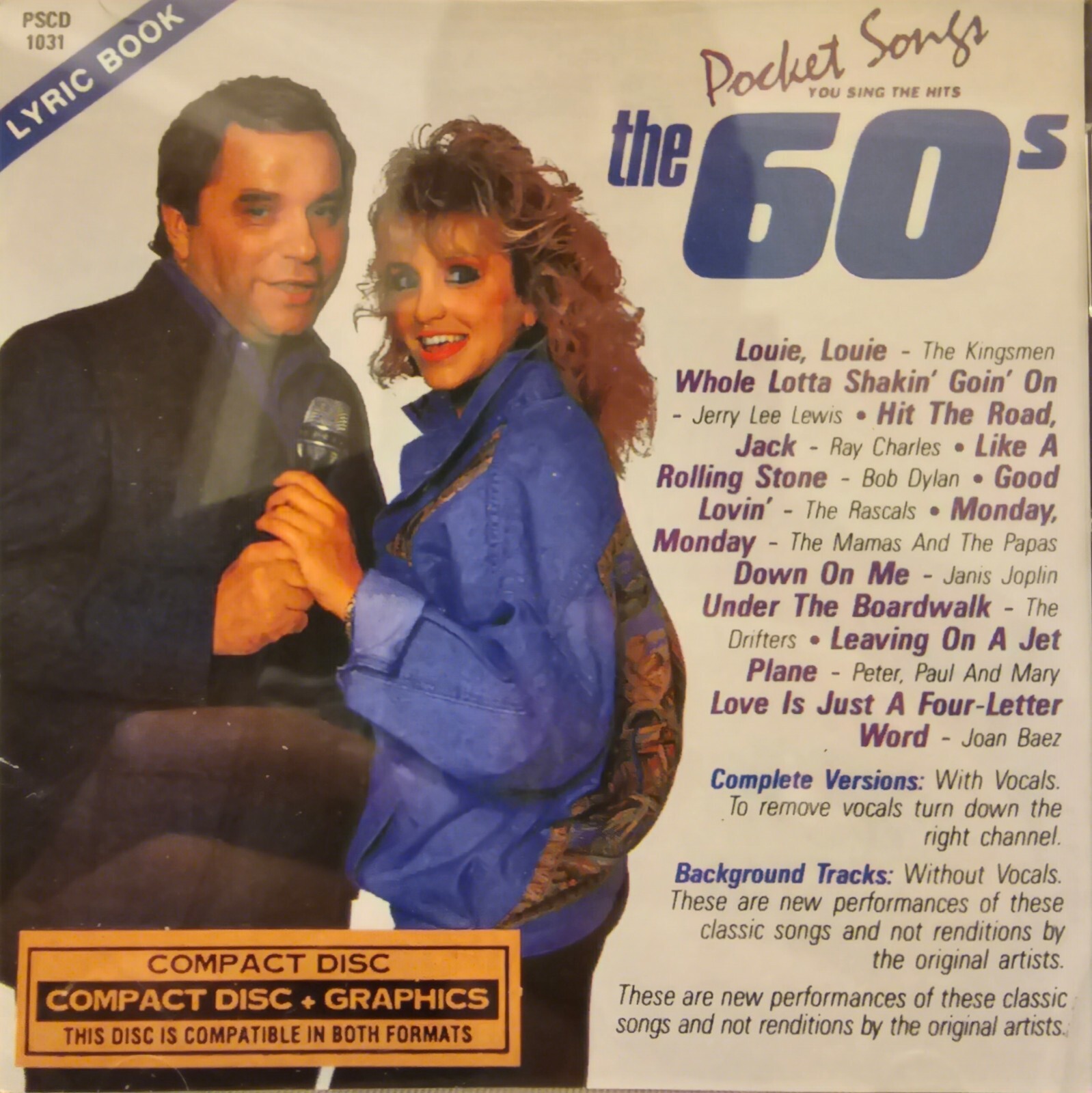 1031 THE 60'S POCKET SONGS KARAOKE CDG DISC | eBay