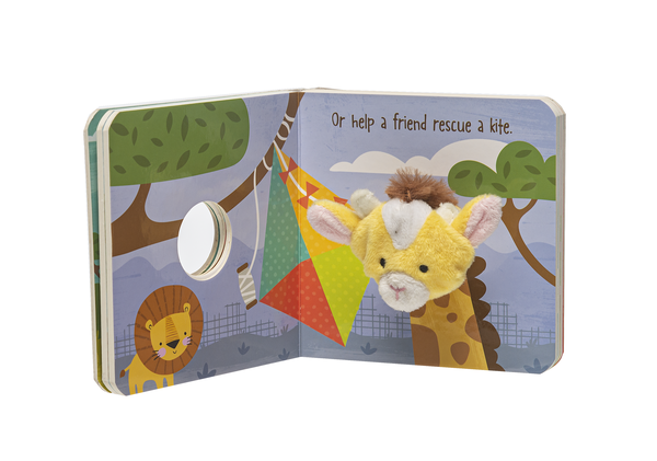 Baby Ganz Jamie Giraffe Finger Puppet Board Book, Ages 0+ | eBay