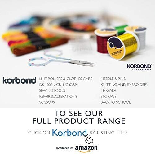 Korbond 320m Sewing Thread – Black Polyester – Hand and Machine Sewing ...